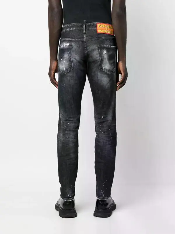 Dsquared2 Distressed Slim-cut Jeans