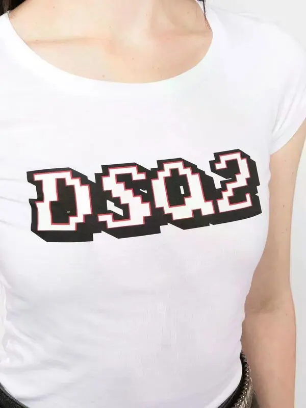 Dsquared2 Graphic Print Cotton T-shirt