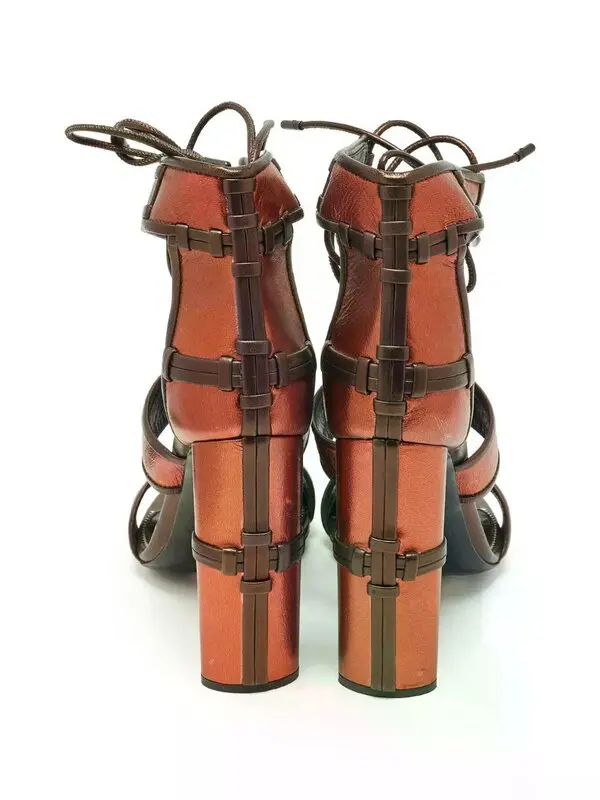 TOM FORD Patchwork Ankle Strap Sandals