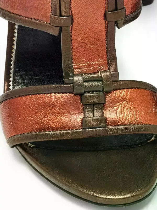 TOM FORD Patchwork Ankle Strap Sandals