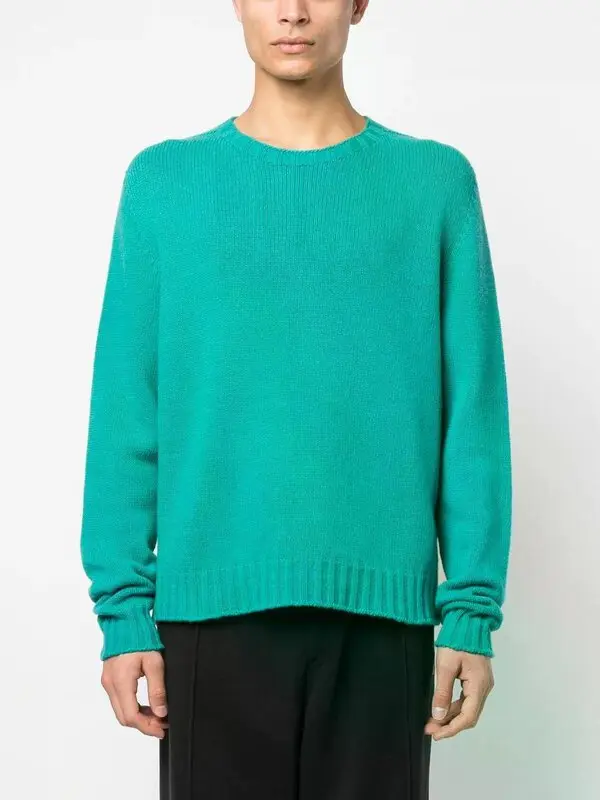 Palm Angels Logo Intarsia Jumper