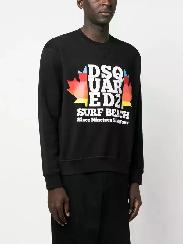 Dsquared2 Graphic Print Long Sleeve Sweatshirt