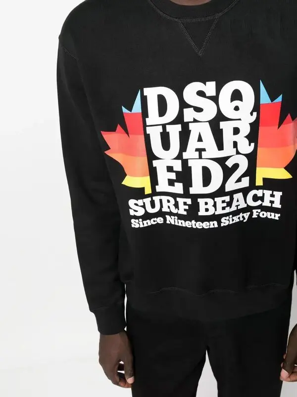 Dsquared2 Graphic Print Long Sleeve Sweatshirt