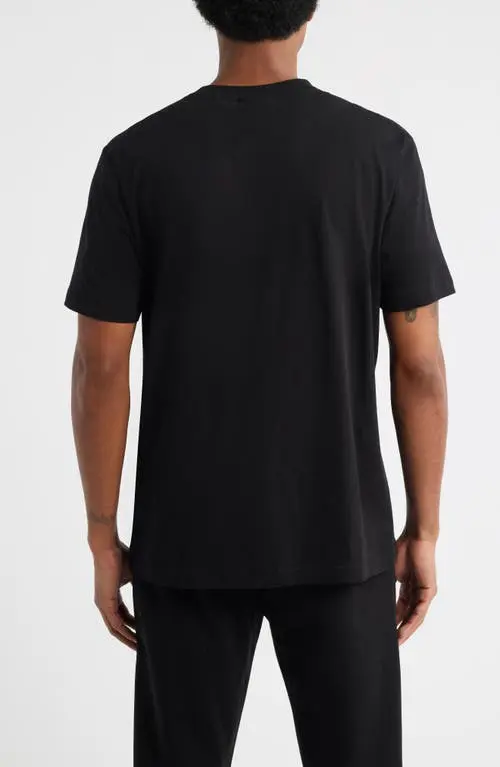 Hugo Danotie Logo Patch T-shirt - Black