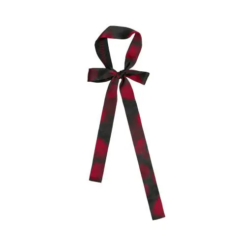 LOST PATTERN La Rosa Silk Skinny Scarf - Red