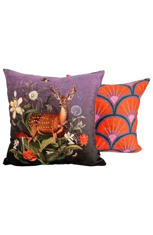 MUZALUCI Velvet Pillowwoodland Deer