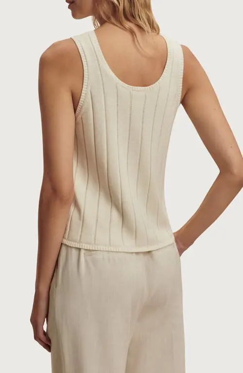 Varley Ayaka Wide Rib Cotton Tank