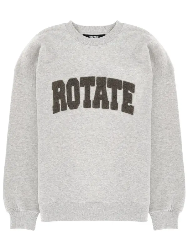 ROTATE BY BIRGER CHRISTENSEN Logo Sweatshirt - Gray