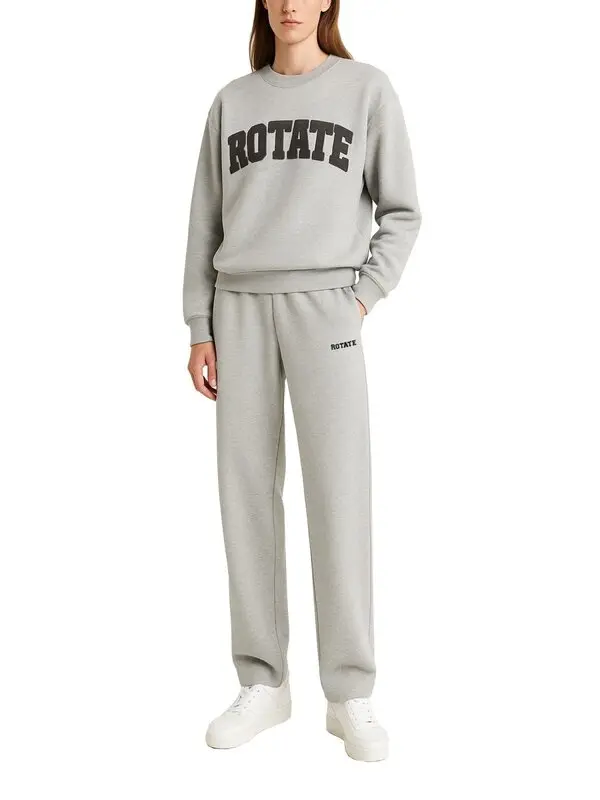 ROTATE BY BIRGER CHRISTENSEN Logo Sweatshirt - Gray