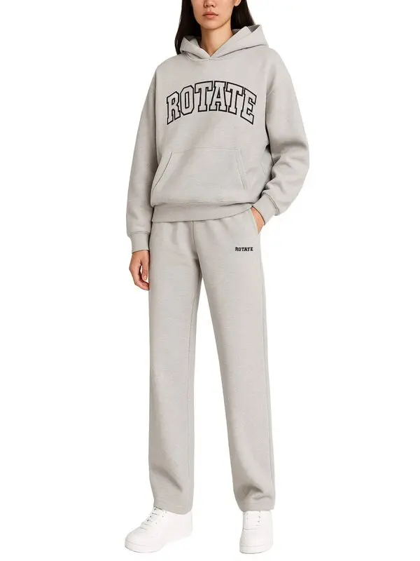 ROTATE BY BIRGER CHRISTENSEN Organic Cotton Jogger Pants - Gray