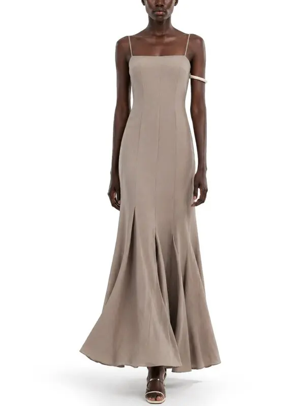 ROTATE BY BIRGER CHRISTENSEN Abito Lungo In Chiffon
