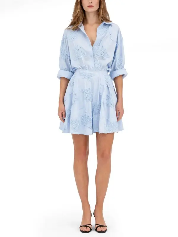 ROTATE BY BIRGER CHRISTENSEN Camicia Oversize Con Dettoglio Floreale