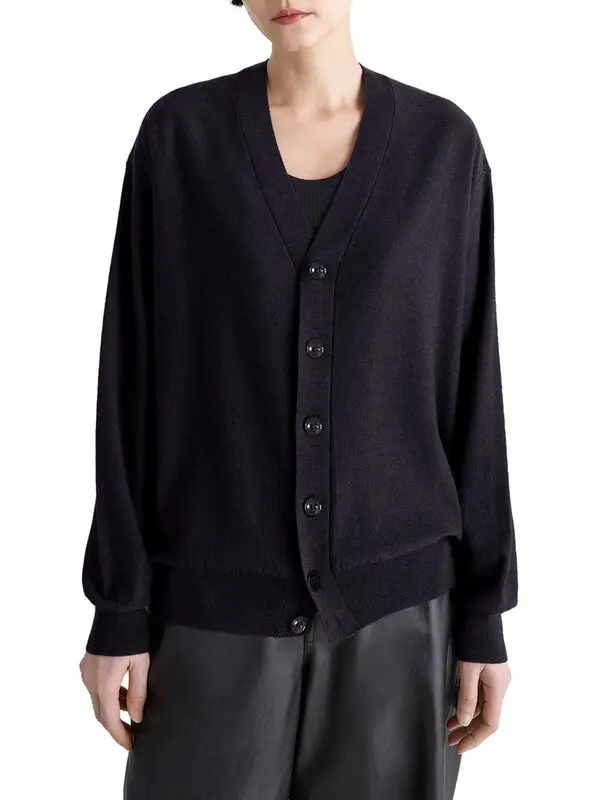 LEMAIRE Relaxed Twisted Merino Blend Cardigan