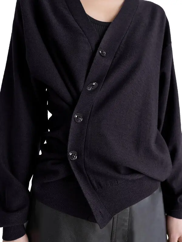 LEMAIRE Relaxed Twisted Merino Blend Cardigan