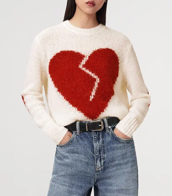 ALLSAINTS Wool-blend Luvheart Sweater