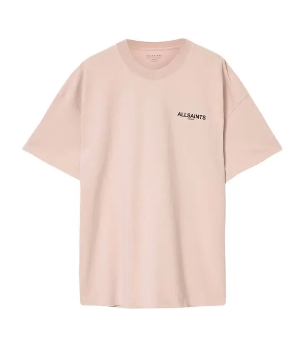 ALLSAINTS Organic Cotton Hallis Amelie T-shirt - Pink