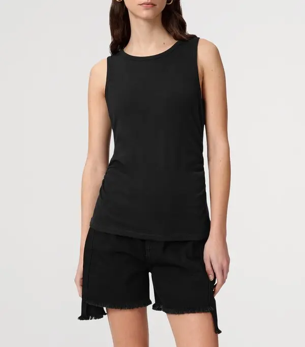 ALLSAINTS Ruched Katarina Tank Top - Black