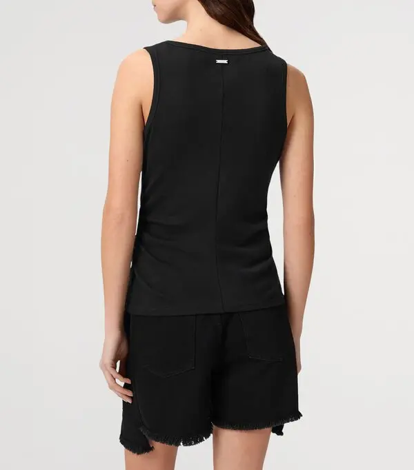 ALLSAINTS Ruched Katarina Tank Top - Black