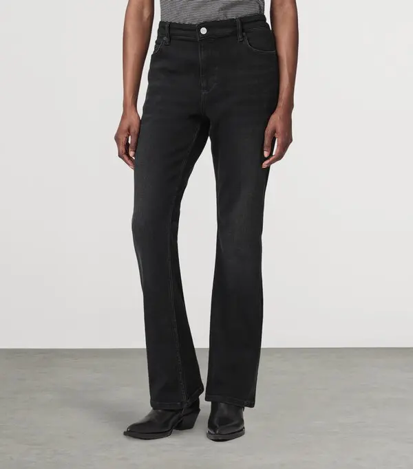 ALLSAINTS Haldan Slim Bootcut Mid-rise Jeans