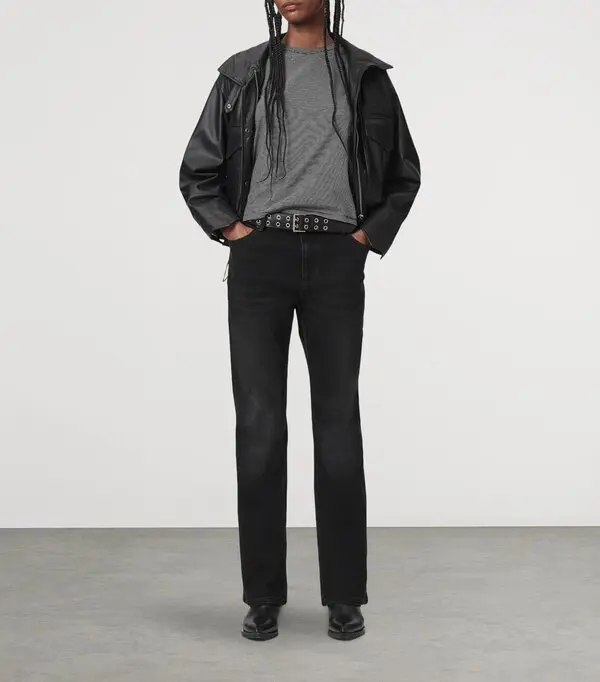ALLSAINTS Haldan Slim Bootcut Mid-rise Jeans