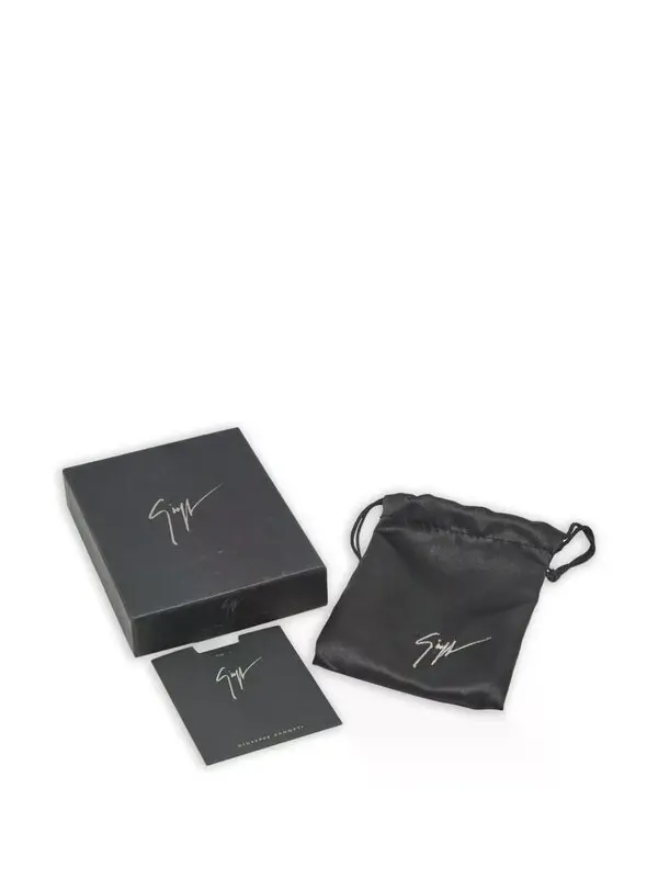 GIUSEPPE ZANOTTI Croc-embossed Leather Cardholder