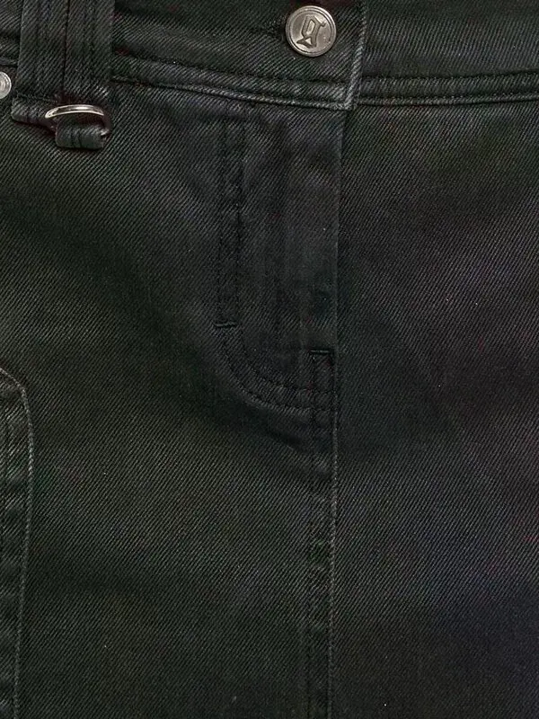 John Galliano Denim Midi Skirt