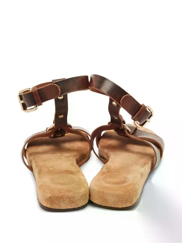 Chloé Leather Ankle-strap Sandals