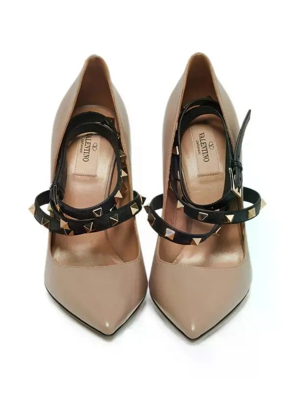 Valentino Garavani Rockstud Ankle Strap Pumps