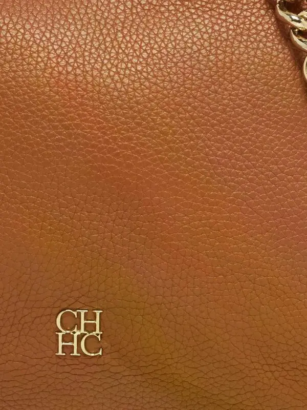 Carolina Herrera Chain-link Tassel Shoulder Bag - Brown