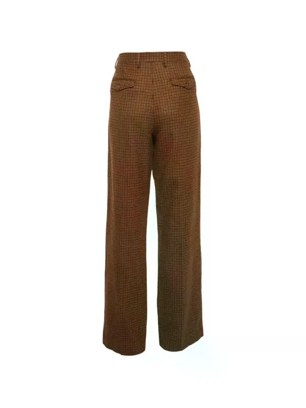 Etro Houndstooth Wool Trousers