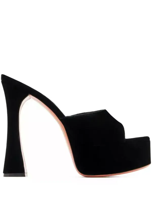Amina Muaddi Dalida Platform Sandals