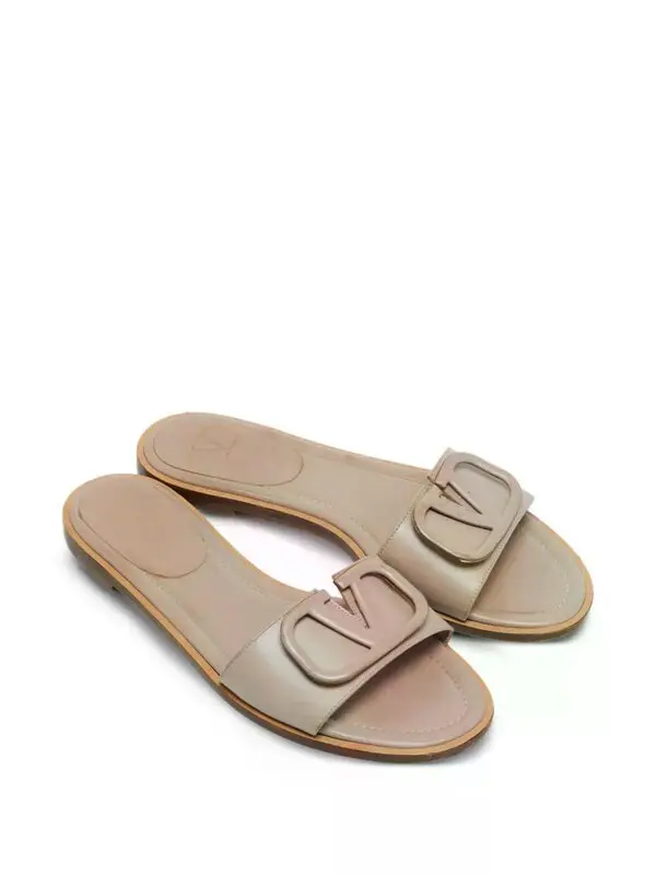 Valentino Garavani Vlogo Flat Sandals