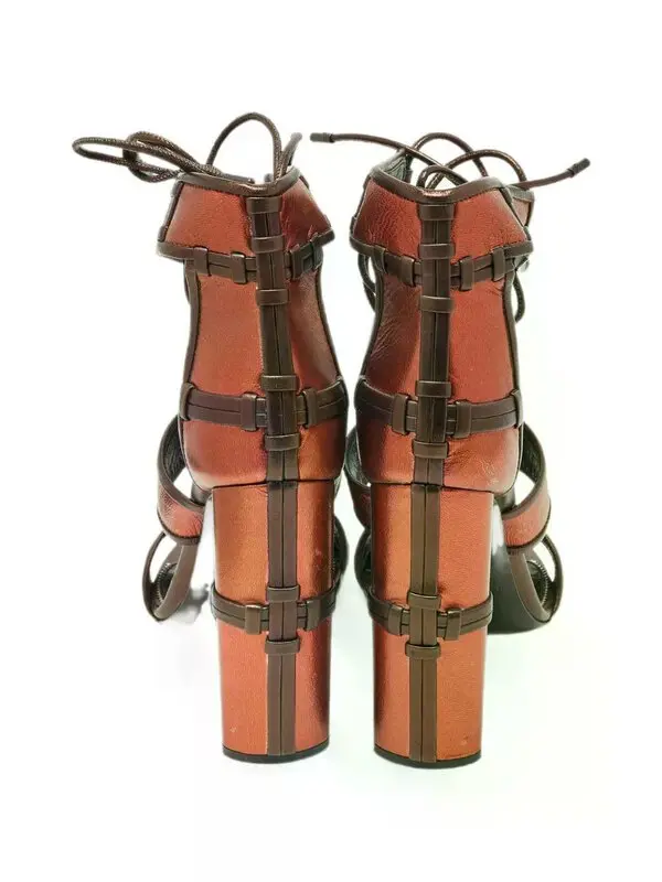 TOM FORD Patchwork Ankle Strap Sandals