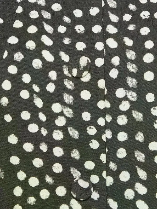 Max Mara Dotted Cropped Blazer