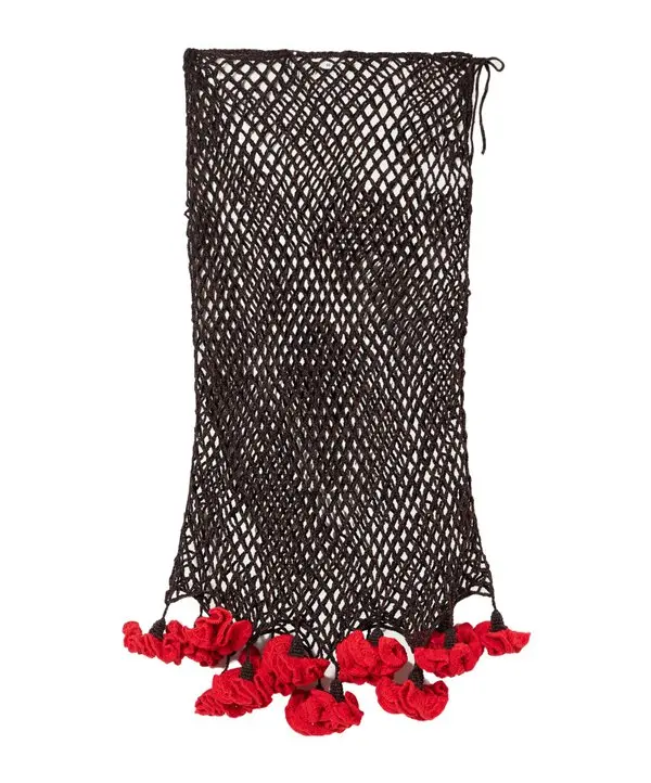 Alaïa Crocheted Mesh Skirt