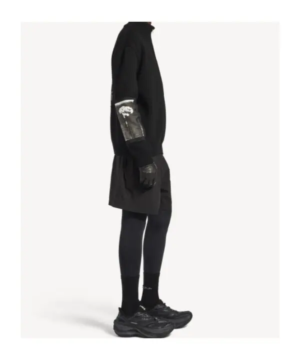 Balenciaga Graphic Zip-up Cardigan
