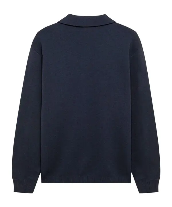 AUTRY Striped-sleeve Knitted Jacket
