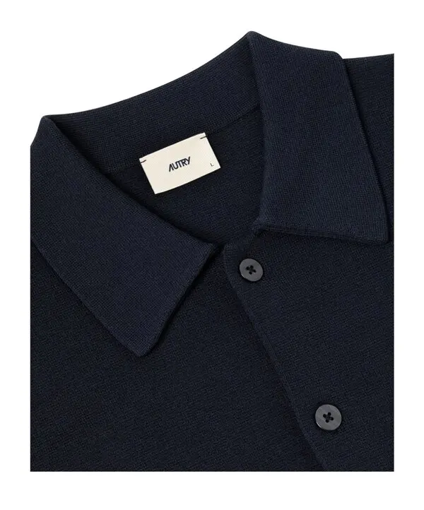AUTRY Striped-sleeve Knitted Jacket