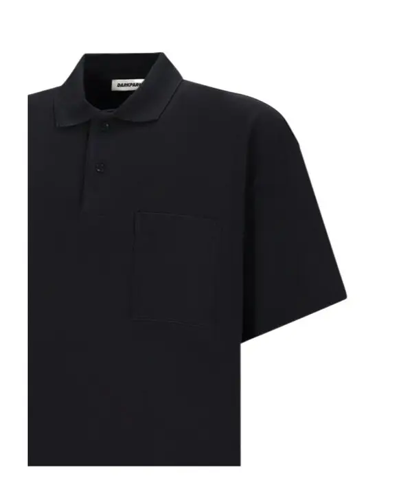 DARKPARK Short-sleeved Buttoned Polo Shirt