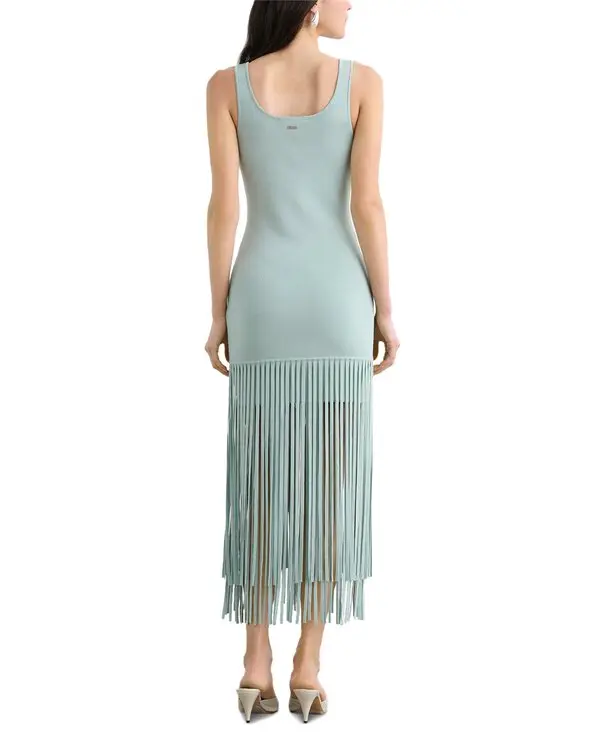 TOCCIN Roxanne Fringe Hem Dress
