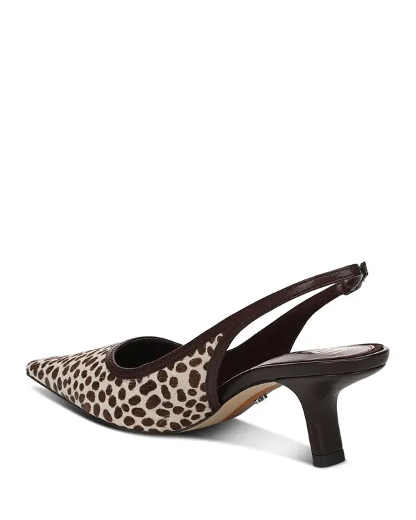 Sam Edelman Bianka Slingback Pumps - Chocolate Multi