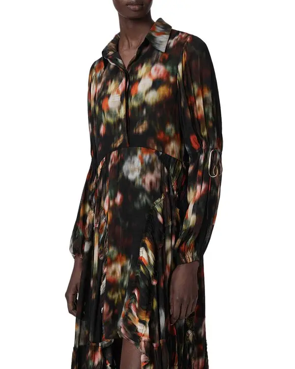 ALLSAINTS Maria Printed Shirt Dress
