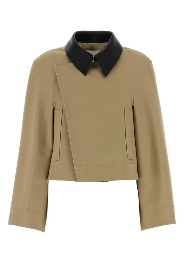 Givenchy A-line Cocoon Sleeve Jacket - Brown