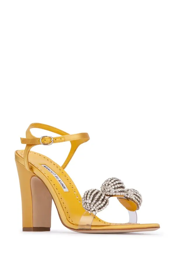 Manolo Blahnik Embellished High Heel Sandals - Multicolor