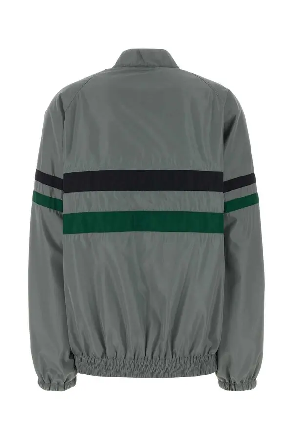 Miu Miu Grey Tech Fabric Jacket