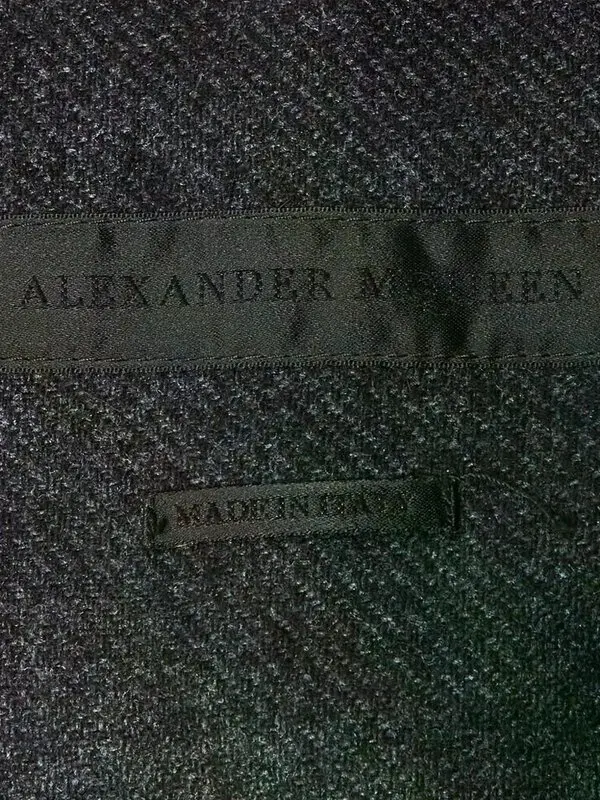 Alexander McQueen Single-breasted Coat With Shearling Collar