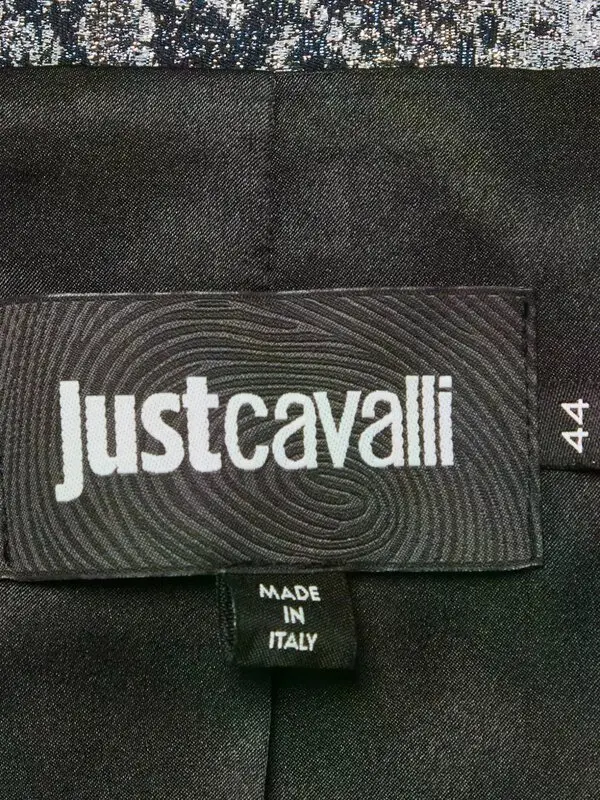 Just Cavalli Snakeskin Jacquard Blazer