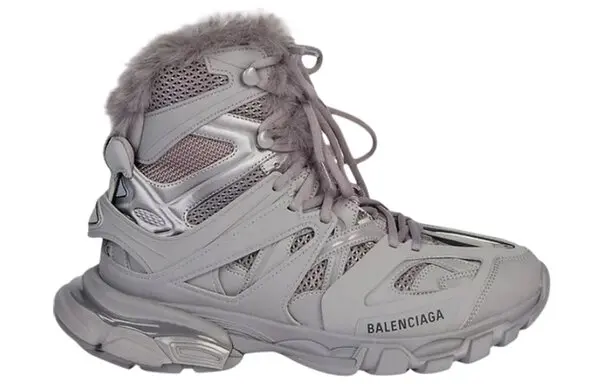 Balenciaga Track Hikers 'faux Fur