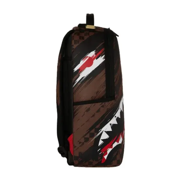 SPRAYGROUND Smeared Grunge Backpack - Brown/black