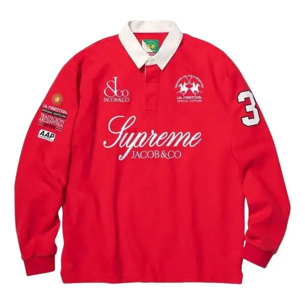 Supreme X La Martina Ss26 Rugby - Red